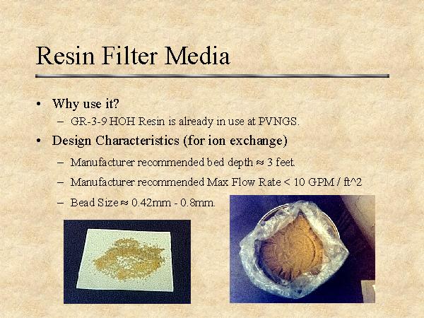 Resin Filter Media