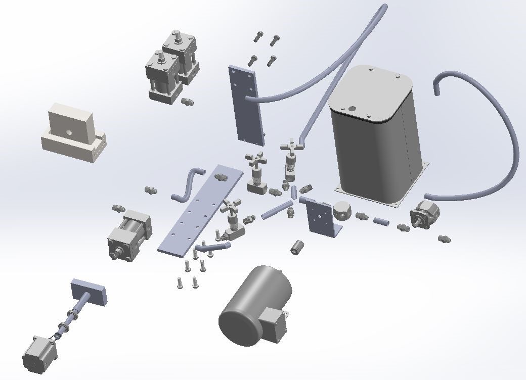 Exploded View of the CAD Model